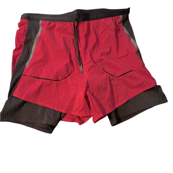 Nike | Shorts | Nike Mens Tech Pack Running Shorts Redblack Sz Xl ...